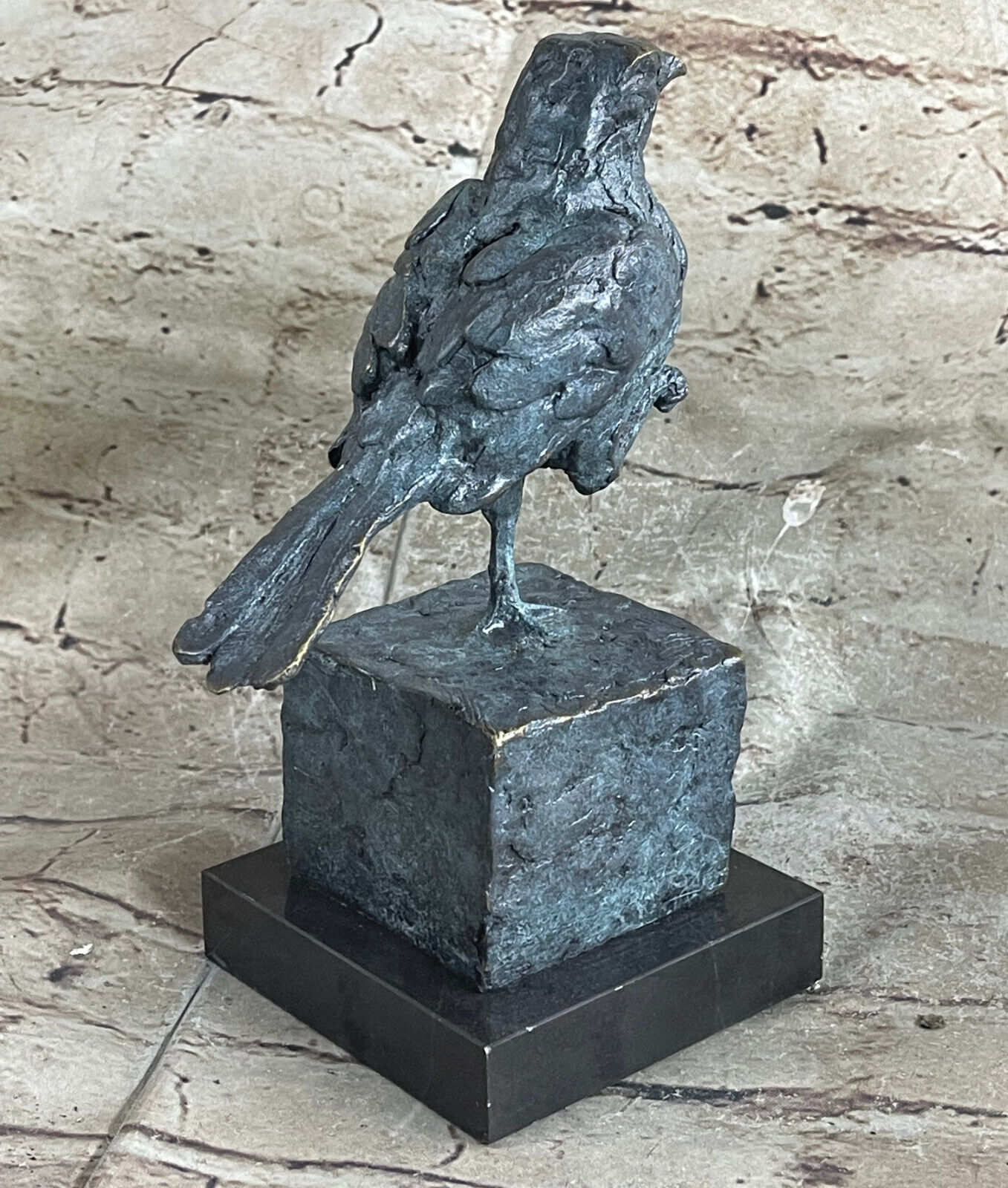 Collectible Decorated Old Handwork Bronze Carved Peace Dove Statue NR ...