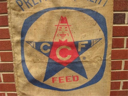 Central Carolina Farmers Inc CCF Durham, North Carolina Burlap Feed ...