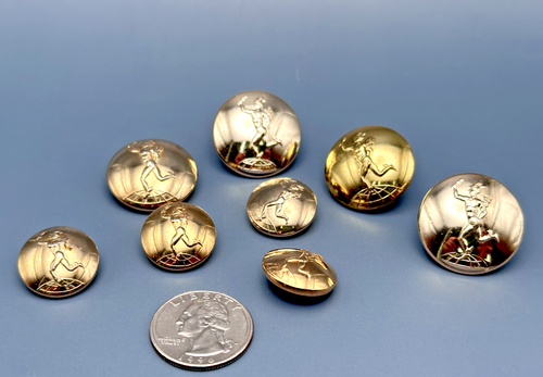 8 VINTAGE ROYAL CANADIAN SIGNAL CORPS BUTTONS VARYING SIZES B654 | eBay