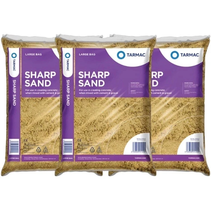 Sharp Sand 75kg (3x25kg Bags) | Building, Patio, Paving, Landscaping ...