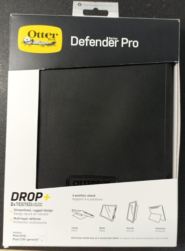 OtterBox Defender Pro Series Case for iPad 10th Gen (ONLY) - Black Kick ...
