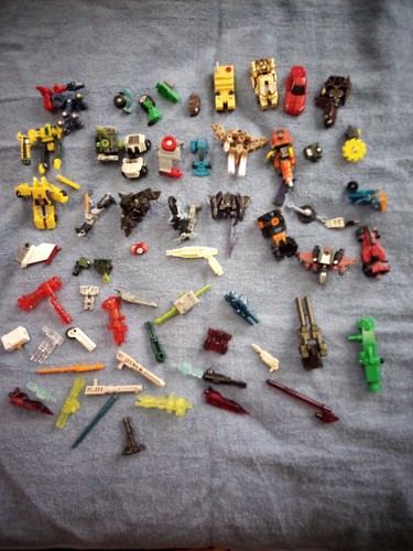 1980s-2000s Transformers mixed lot mini Universe Minicon pieces parts ...