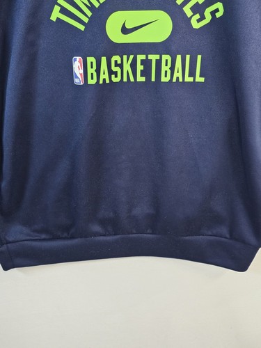 Nike Minnesota Timberwolves NBA Authentics Dri-Fit Crewneck Pullover ...