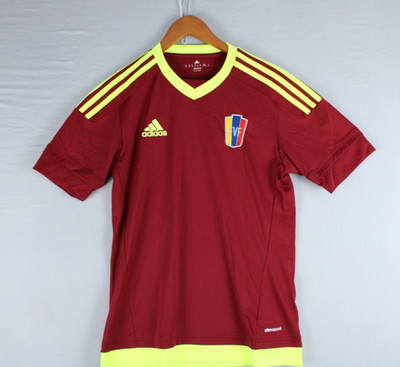 Venezuela Jersey Adult XSmall Burgundy FVF Home Adidas Futbol Soccer ...