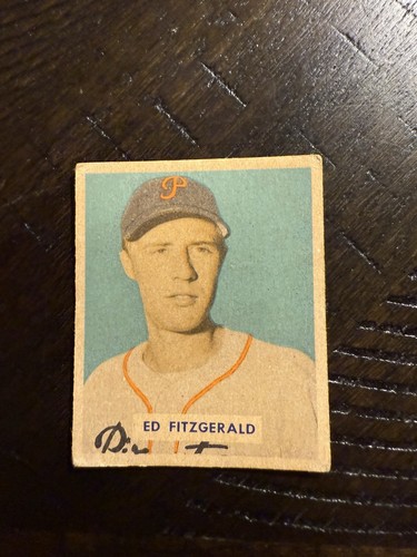 1949 BOWMAN BASEBALL CARD #109 ED FITZGERALD EX/EX+!!!!!!!!! | eBay