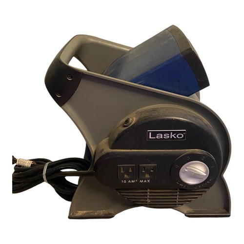 🌊 Lasko U12104 Pivot-Pro Blower Fan, 3-Speed Utility Air Mover w/ 2 ...