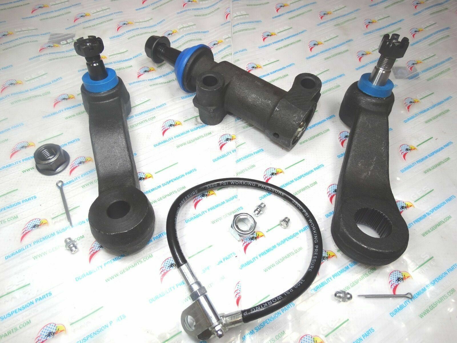 3 Pitman Idler Arms & Bracket For 2003-2009 Hummer H2 K6659 K6654 K6535 ...