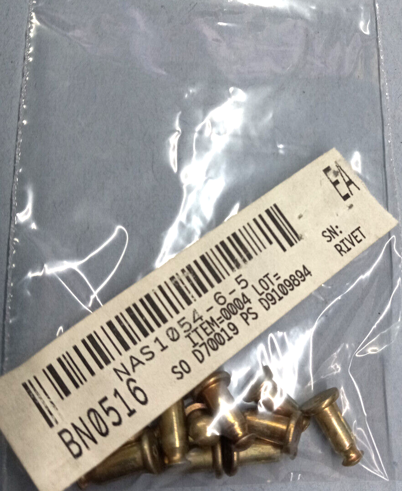 NAS Part # NAS1054-6-5 RIVET (10/PACK) | eBay