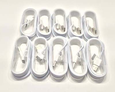 LOT OF 10x for iPhone 4 4S USB CABLES 6FT EXTRA LONG DATA SYNC iPOD ...