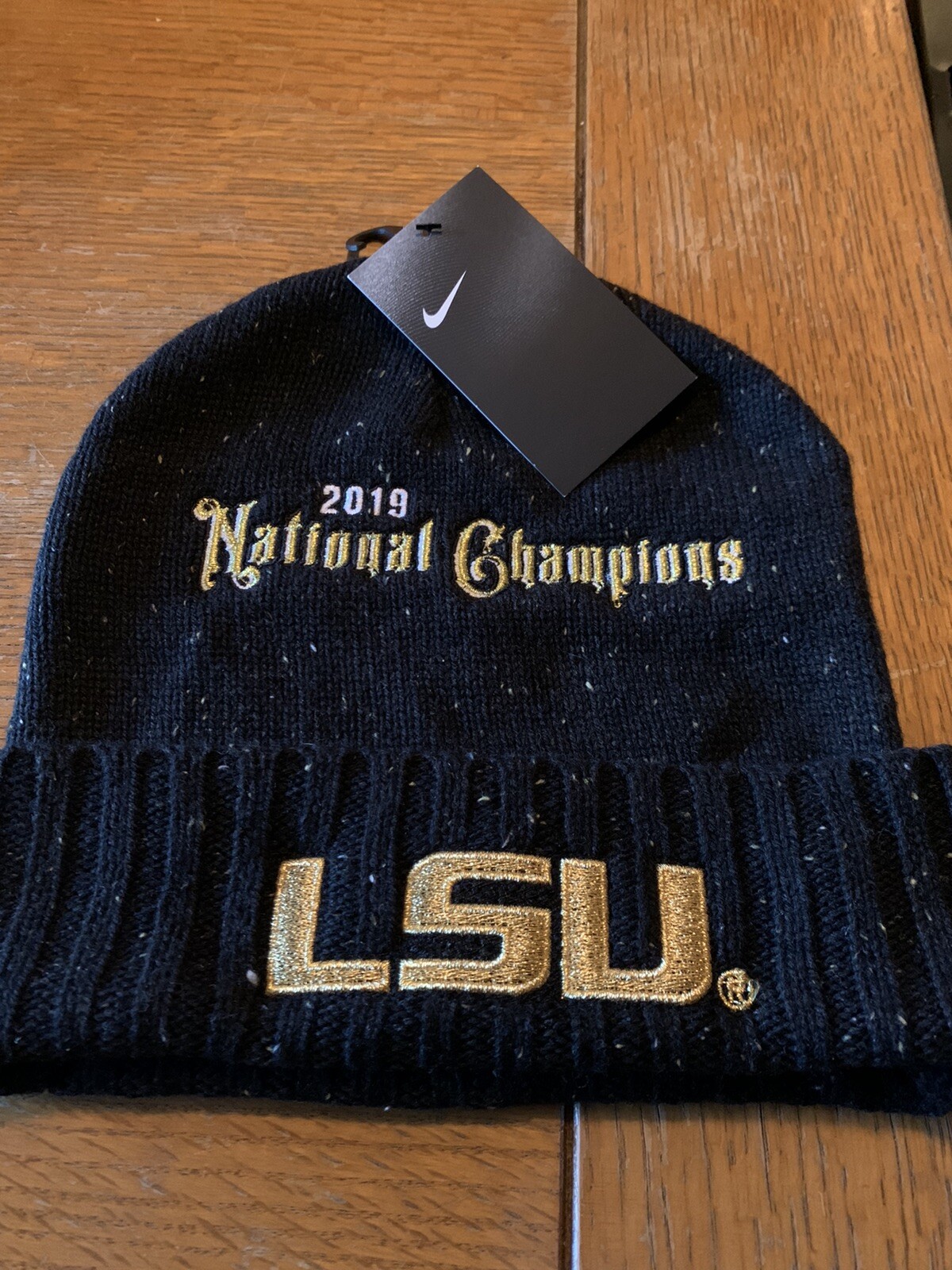 Nike LSU National Championship 2019 Knit Cap Beanie | eBay