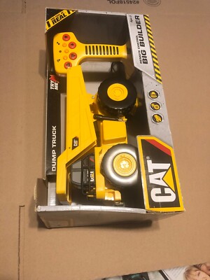 Toy State CAT Caterpillar 9" Remote Control Dump Truck Lights Sounds ...
