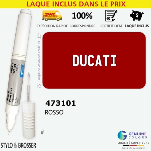 Exterior 473101 Bordeaux Stylo Retouche Peinture pour Ducati DUC/308 ...