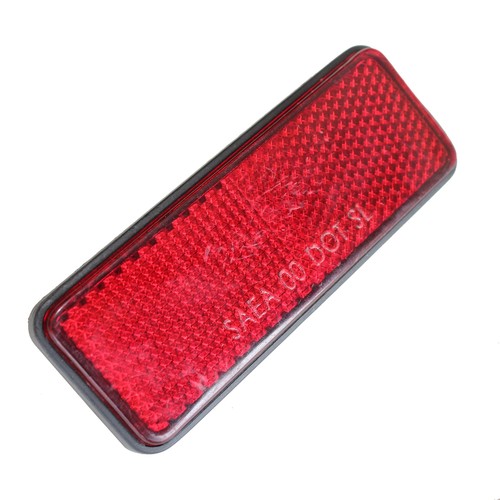 Red rectangular reflector for 4 stroke 50cc-250cc ATV Go kart Scooter ...