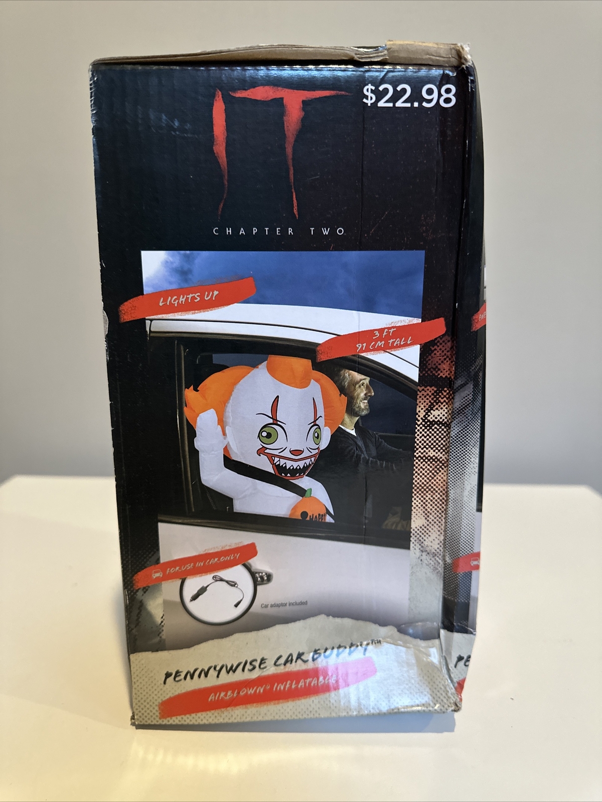 Pennywise Car Buddy Inflatable 3 ft Halloween IT Chapter 2 Gemmy NIB | eBay