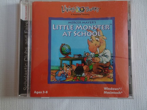 CD-ROM Living Books Little Monster at School PC GAME Windows 95/98 NEW ...