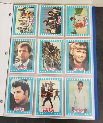 Grease Series 1 Trading Cards Complete Set with Stickers | eBay