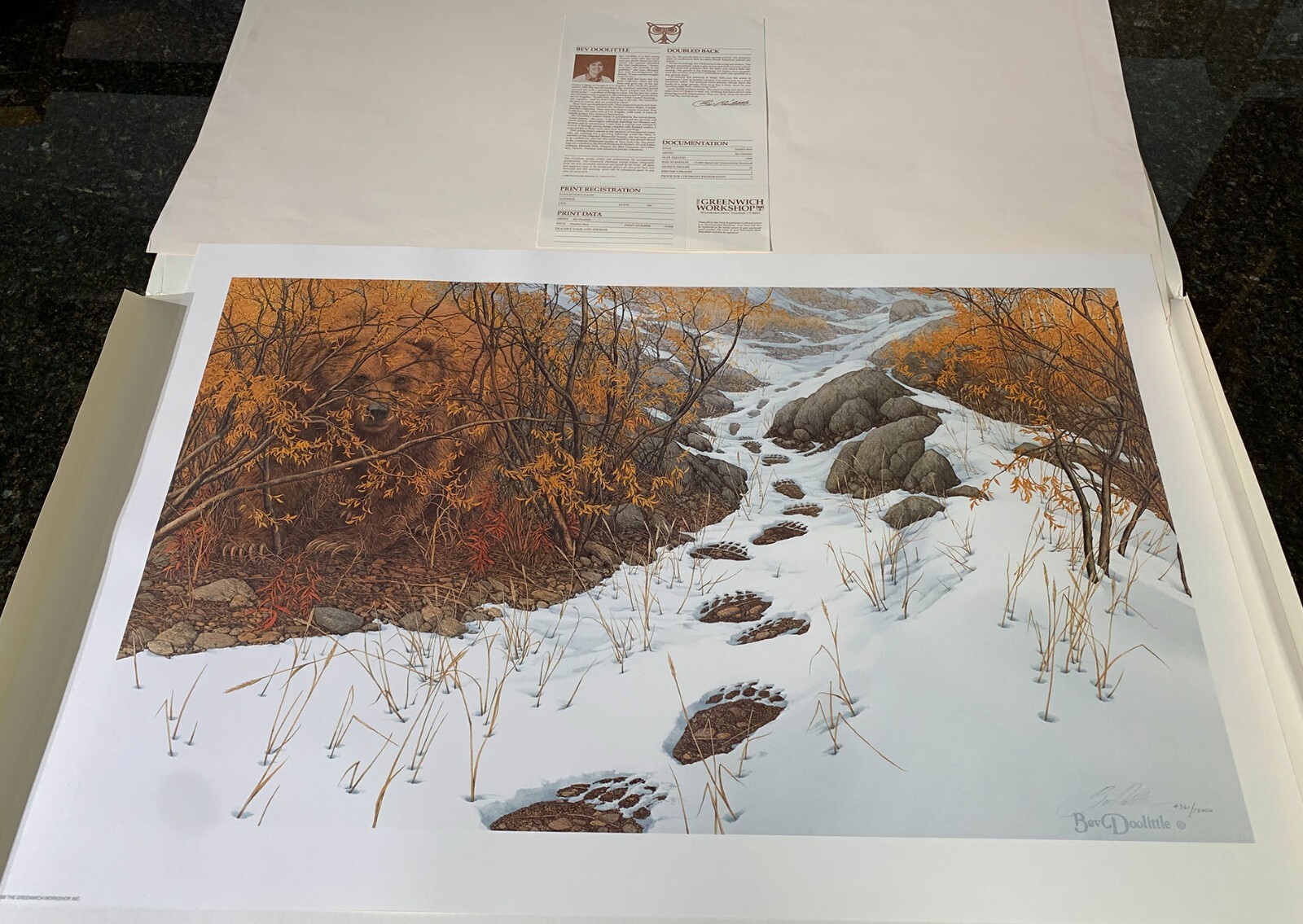 BEV DOOLITTLE - DOUBLED BACK - Signed & Numbered Limited Edition Mint ...