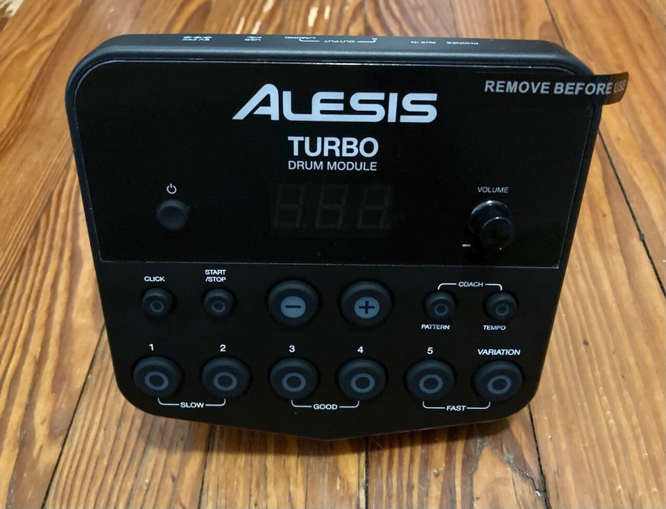 Alesis Turbo Mesh Drum Module w/Snake Cable Electronic E-Drum Brain Kit ...