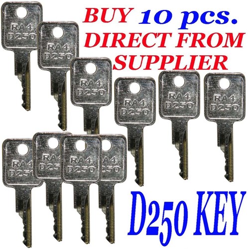 10 pcs. Case RA4 - D250 Key , Bag of 10 Keys Bobcat, Case, Terex | eBay