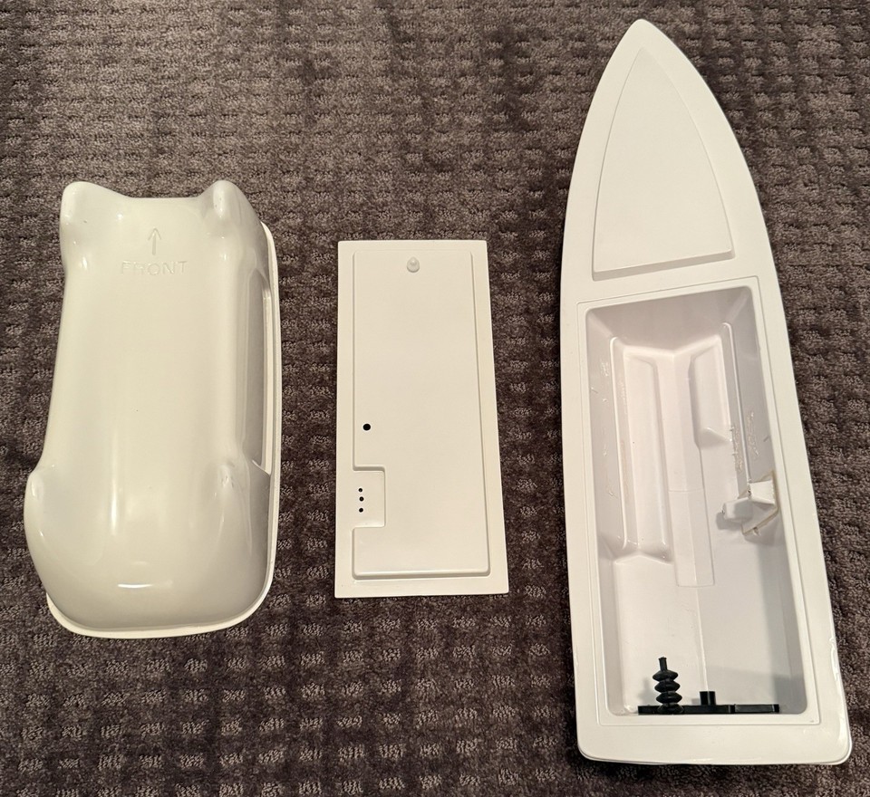 Vintage ABC Hobby Baltek r/c boat hull w/ stand ABC Hobby, Graupner ...
