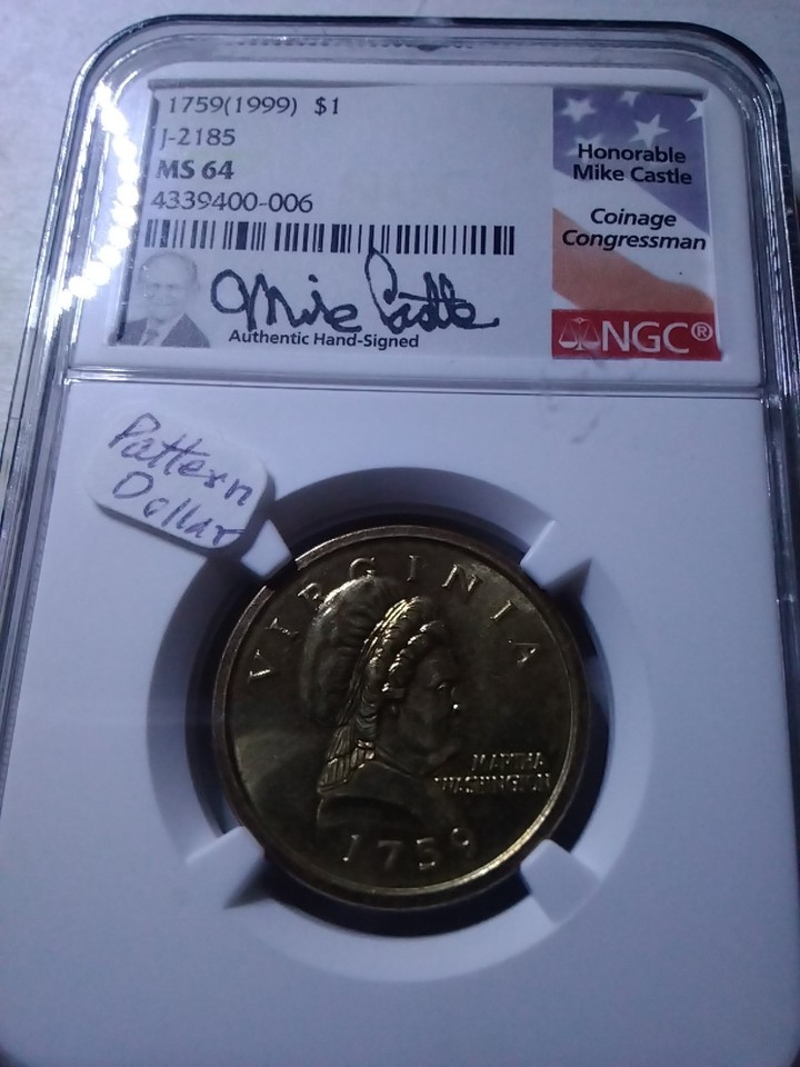1759 (1999) MARTHA WASHINGTON PATTERN DOLLAR JUDD-2185-NGC MS64 MIKE ...