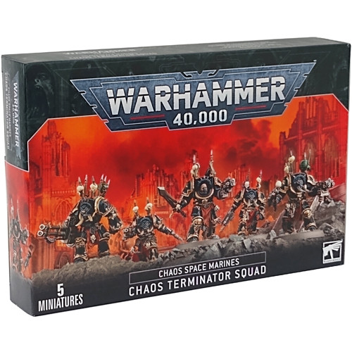 Warhammer 40K Chaos Space Marines: Chaos Terminator Squad NIB! | eBay