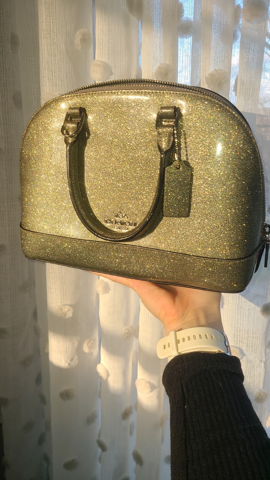Coach x NASA Limited Mini Sierra Satchel Glitter Pate… - Gem