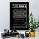 Gym Rules Wall Art Home Gym Sign Decor Workout Room Gym Fitness Prints ...