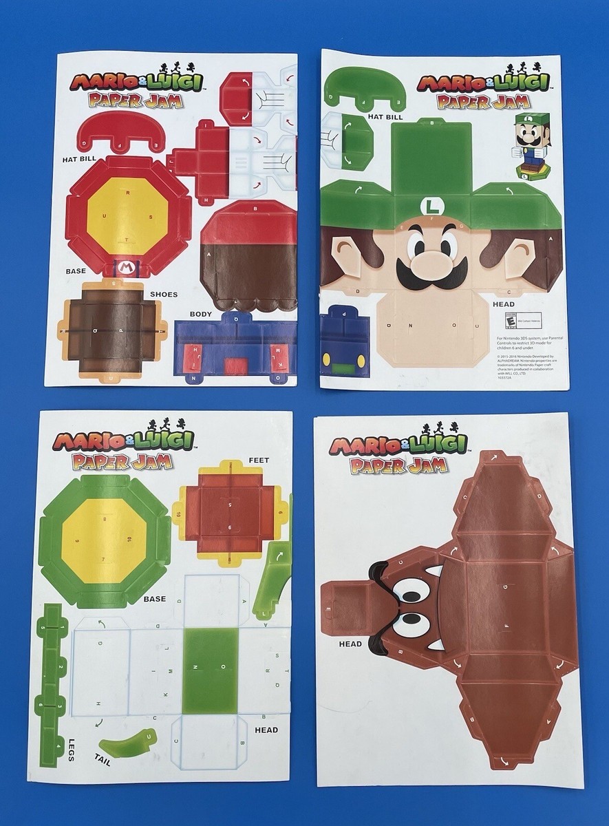 Papercraft Luigi