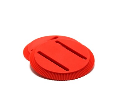 2 X Snowboard Binding Base Disc Plate RED Binding Spare Parts Mounting ...