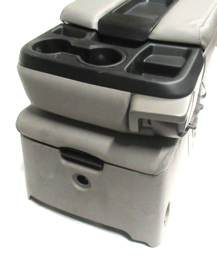 Gray Front Center Console Seat Arm Rest Storage Compartment 15 ...