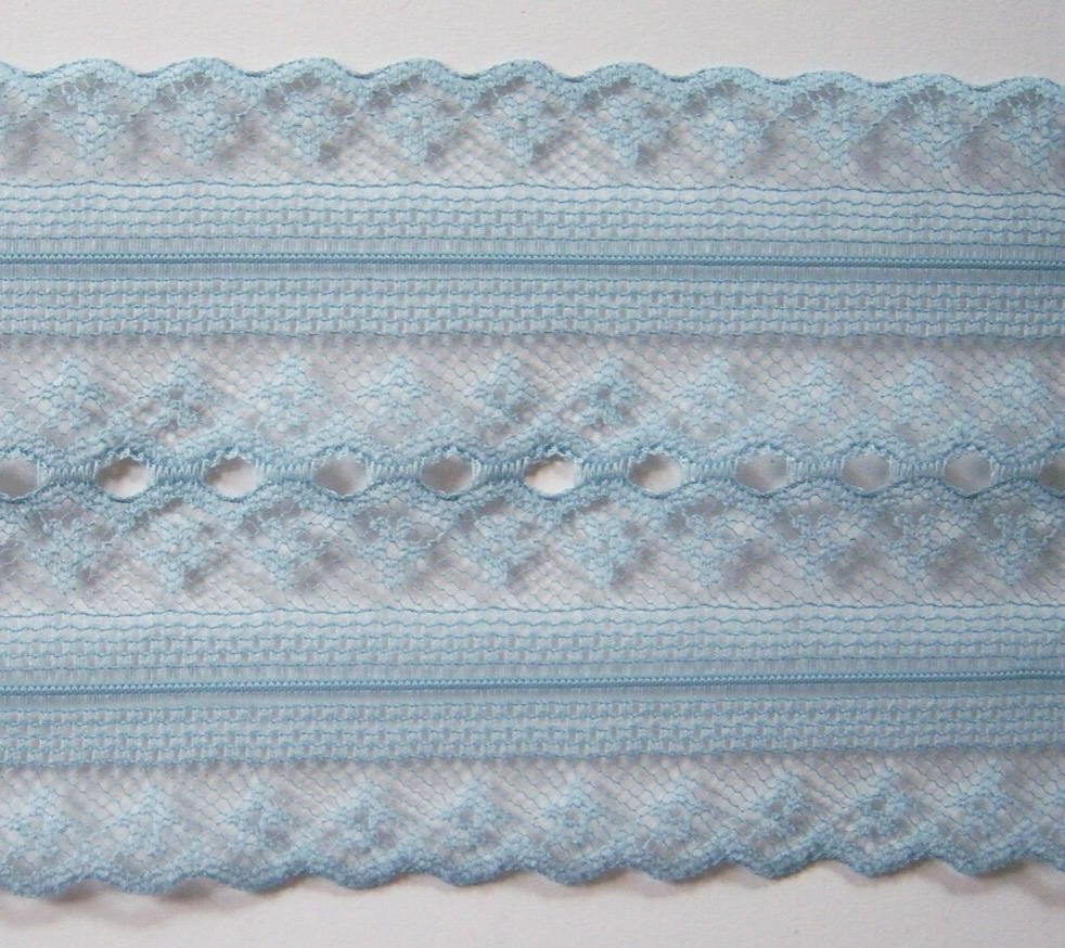 3 Yds. Country Blue 3 7/8" Scallop Edged Lace L-650 | eBay