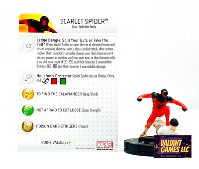 Marvel Heroclix Scarlet Spider #018 w/ Card Amazing Spider-Man Set | eBay