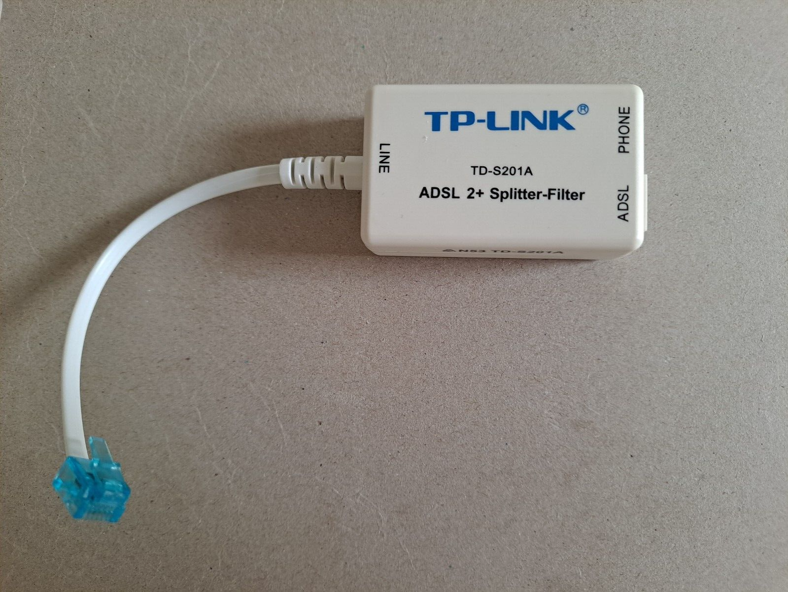 ADSL ADSL2 Filter Splitter TP-LINK TD-S201A Line Modem Telephone With 2 ...