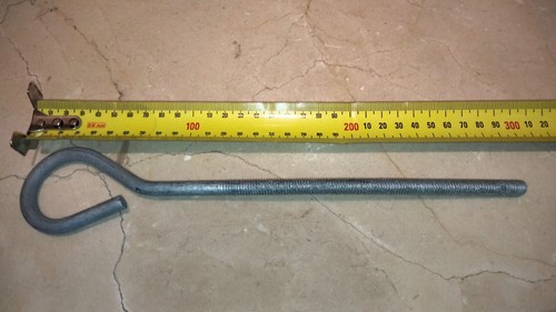 300mm, M10 galvanised hook/open end eye bolt - BRAND NEW | eBay Australia