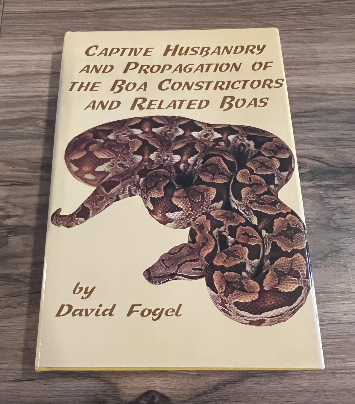 Captive Husbandry and Propagation of the Boa Constrictors and Related ...