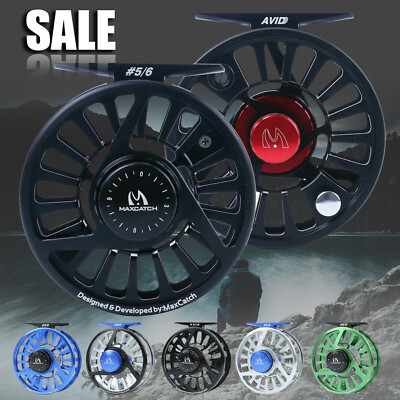 Maxcatch Avid Fly Fishing Reel Best Value - 1/3, 3/4, 5/6, 7/8, 9/10-5 ...