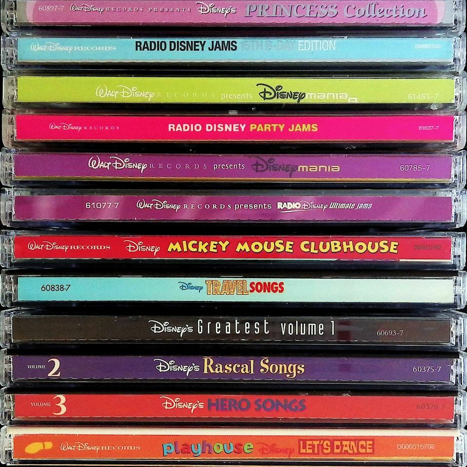 Disney CDs Travel Songs Rascal Songs Vol. 2 Disneymania Mickey Mouse ...