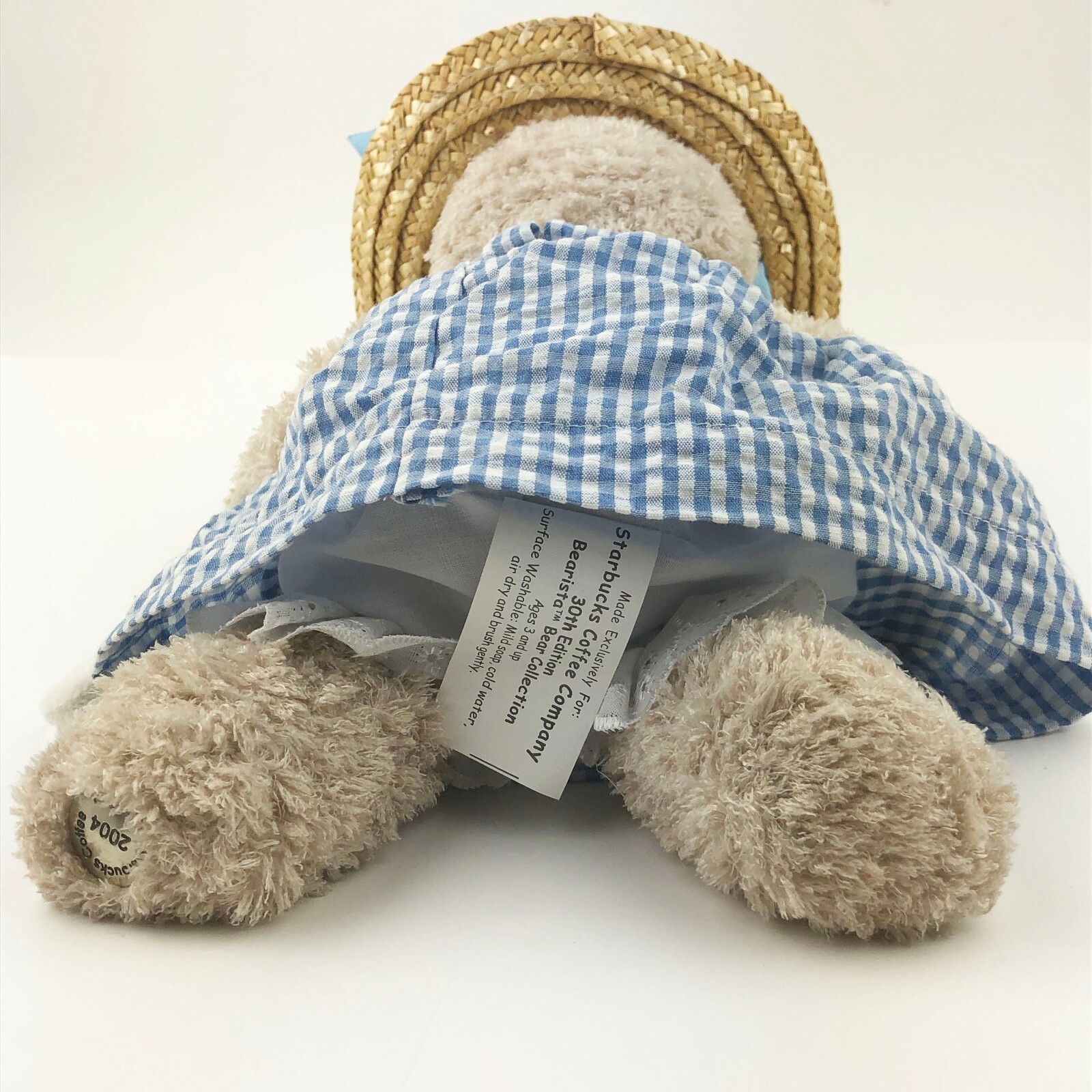 Starbucks Bearista 2004 Little Bo Peep Plush Teddy Bear Stuffed Animal ...