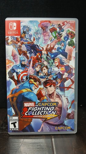 Marvel Vs Capcom Fighting Collection Switch with a Comic (Clean & New ...