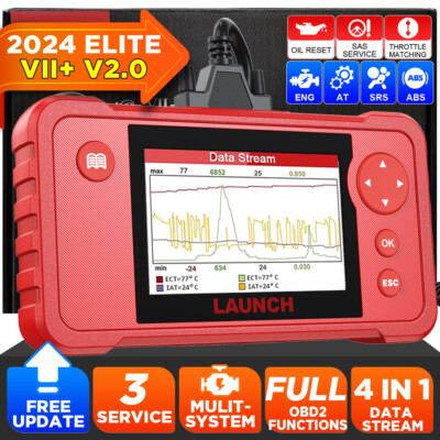 2025 LAUNCH CRP123 V2.0 PRO Auto OBD2 Diagnosegerät 3 Reset Services ...