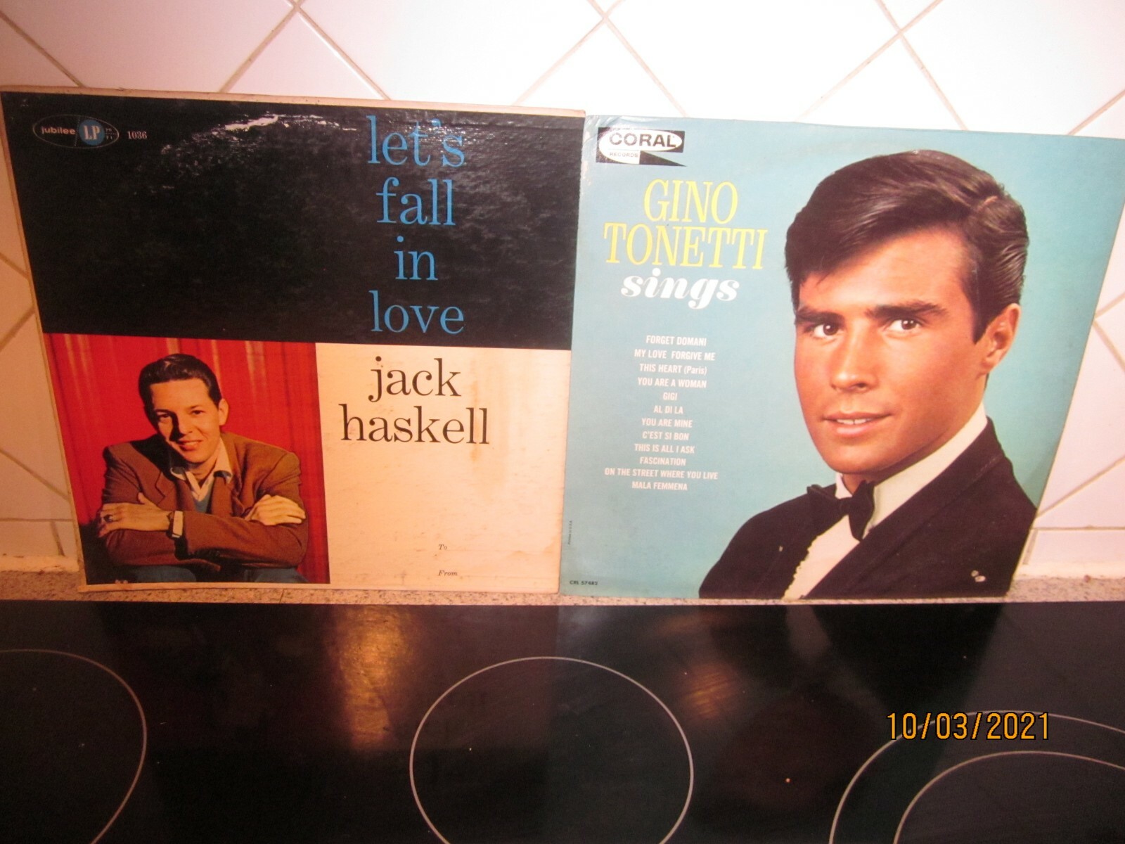 VOCAL DUOS GINO TONETTI SINGS JACK HASKELL LET'S FALL IN LOVE VINYL EX ...