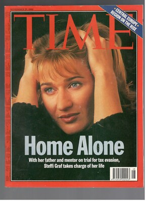Steffi Graf Home Alone Time November 25, 1996 Magazine | eBay