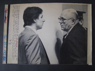 AP Wire Press Photo 1987 John Demjanjuk Ivan the terrible Treblinka ...