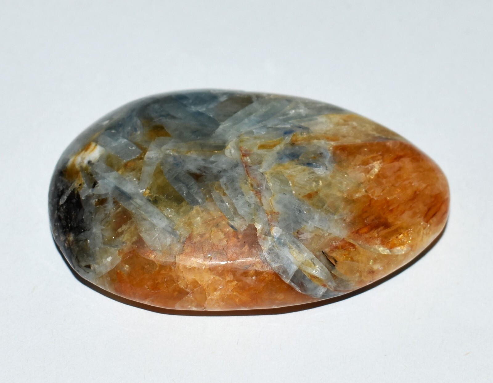 Kyanite Blue & Gold Crystal Rare from North Carolina Hand Carved ...