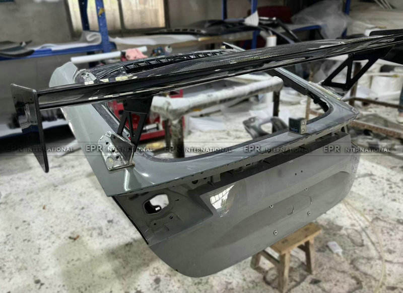 For Honda Civic Hatchback FL5 Rear GT Spoiler Wing Diffusers Lip Carbon ...