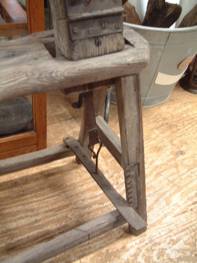 Primitive Stitch Pony, Handcut-Pegs Original Civil War Era, Saddle ...