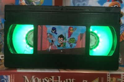 Teen Titans Heroes VHS Night Light, Desk Lamp, Bedroom Lamp, Kids, Gift ...