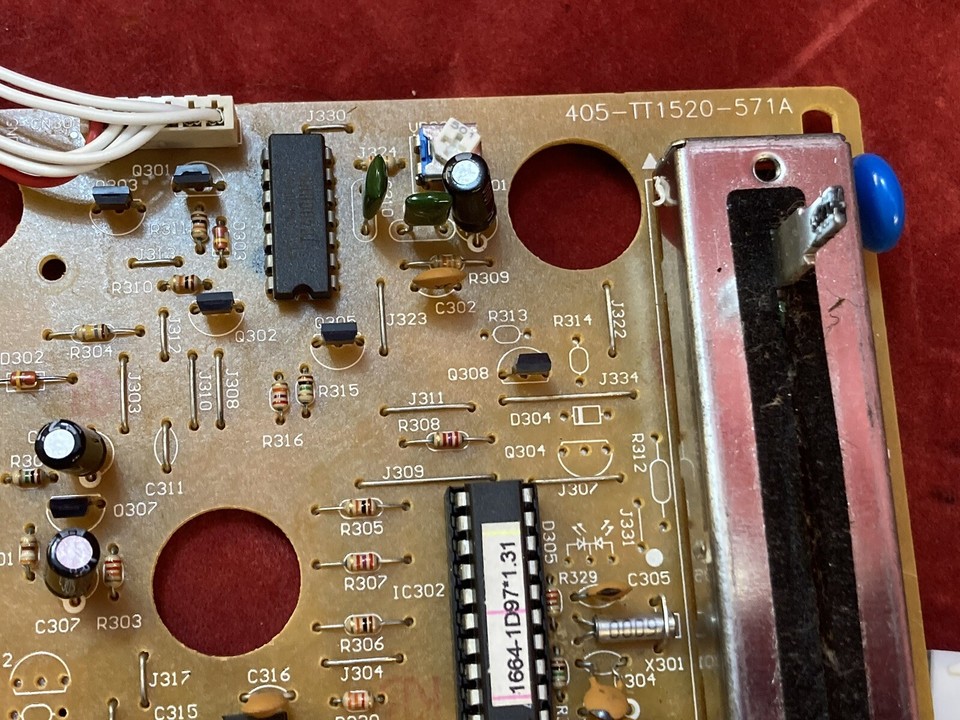 Numark TT-1520 Turntable Replacement Parts Pitch Fader And Main Board ...