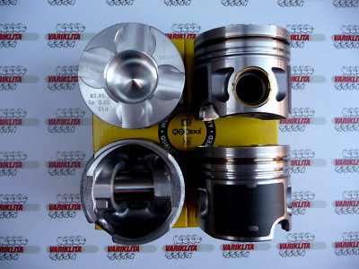 4X PISTONS WITH RINGS FITS AUDI MITSUBISHI SEAT SKODA VW 2.0TDI 16V AZV ...